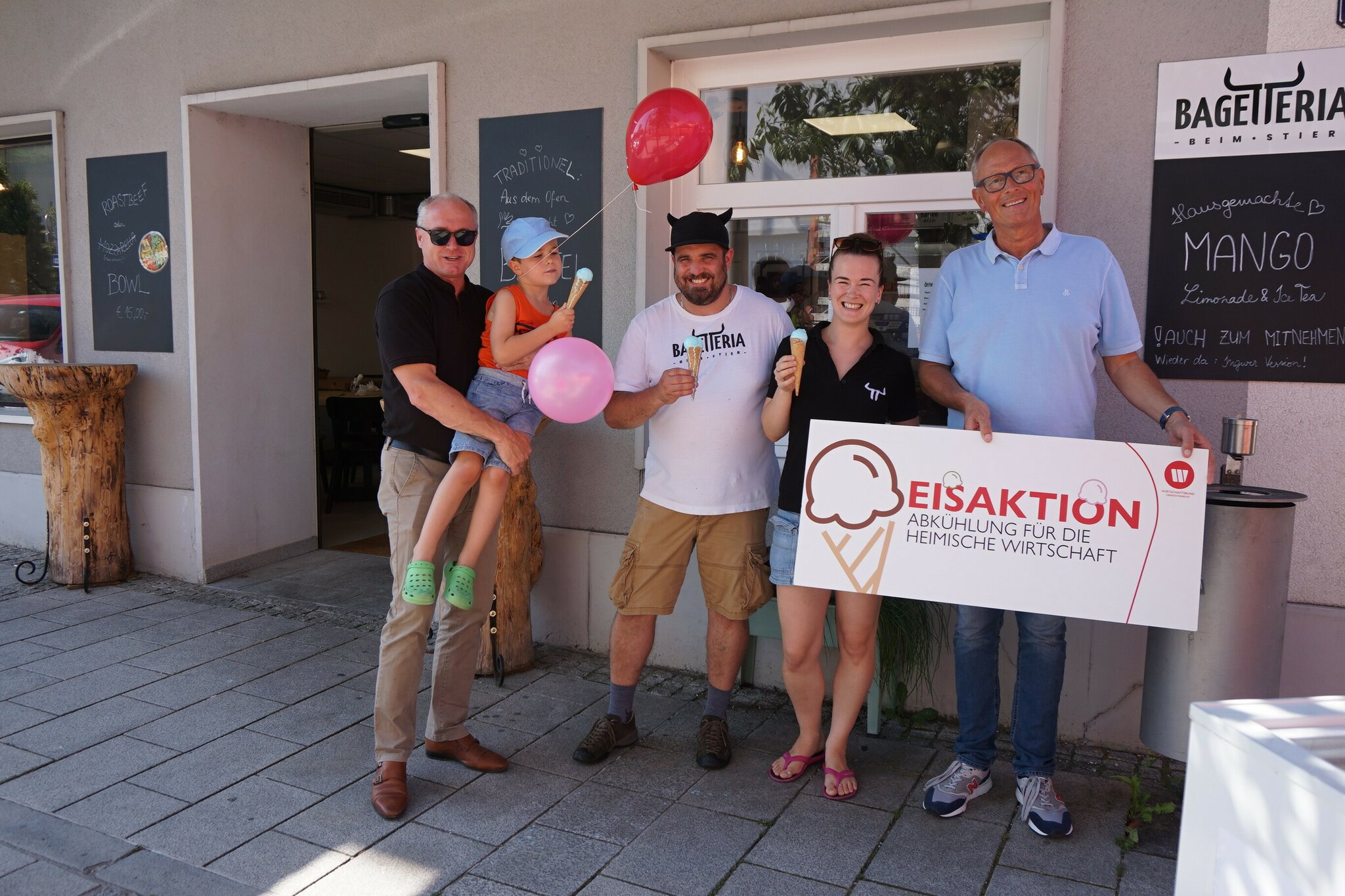 Wirtschaftsbund besuchte Betriebe: Eis-Aktion im Bezirk Grieskirchen ...