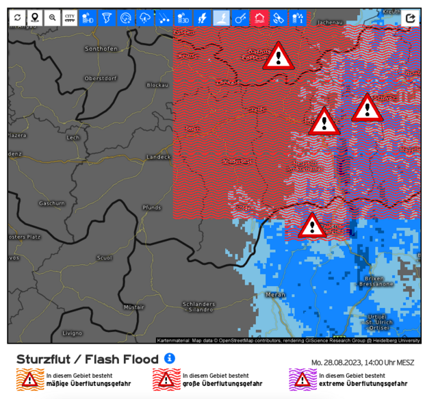 Ticker: Hochwasser in Tirol: Pegel zeigen leichte Entspannung, Kufstein ...