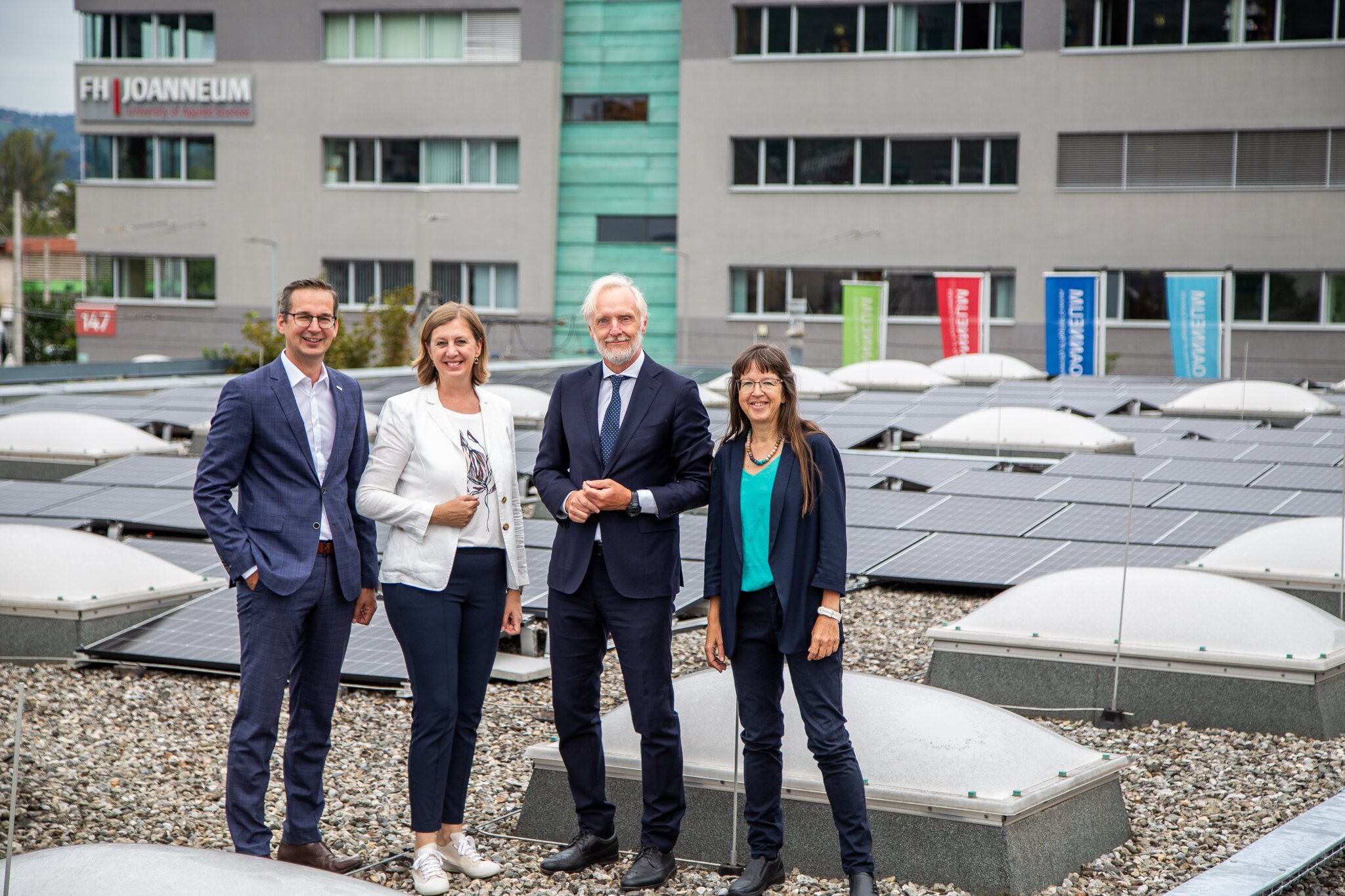 Campus Eggenberg: FH Joanneum präsentierte neue Photovoltaik-Anlage - Graz