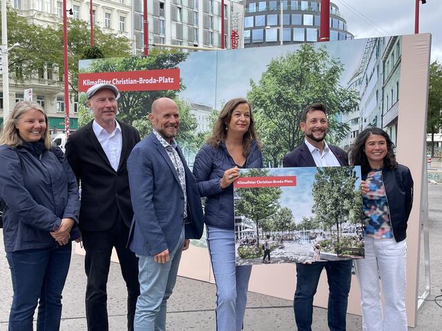 Baustart im Herbst: Der Christian-Broda-Platz wird jetzt klimafit ...