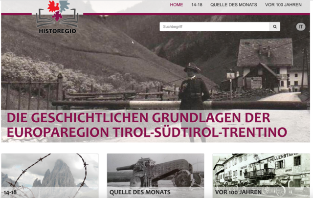 „Historegio“:: Geschichtsforschung in der Euregio Tirol-Südtirol ...