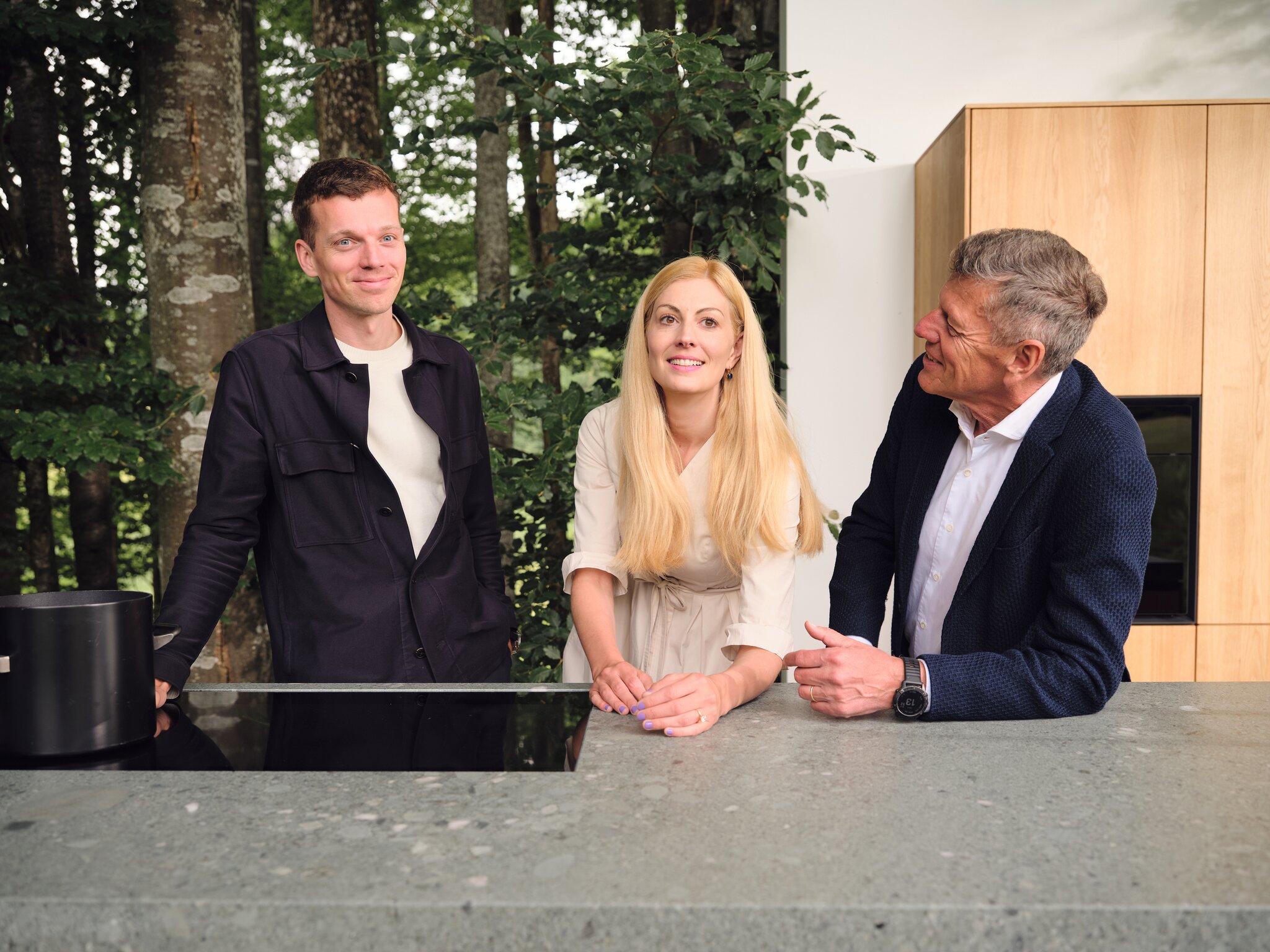 Team 7 Welt Ried: Team 7-Führungstrio mit junger Verstärkung - Ried