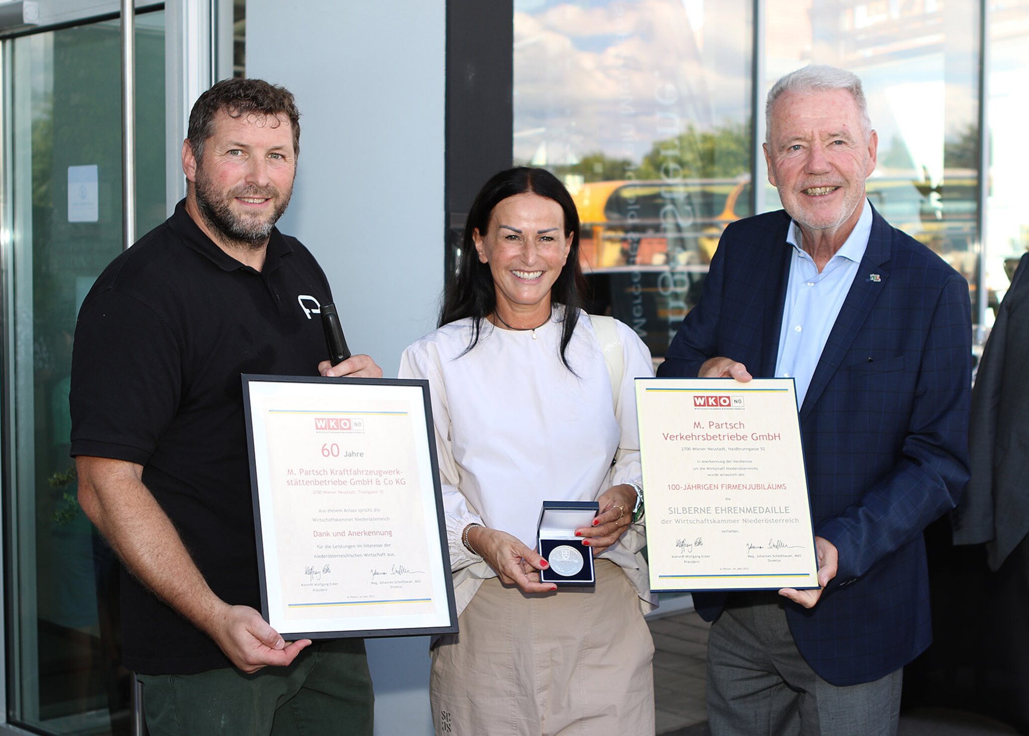 Bei der Firma Partsch: Riesenparty zum 100er - Wiener Neustadt