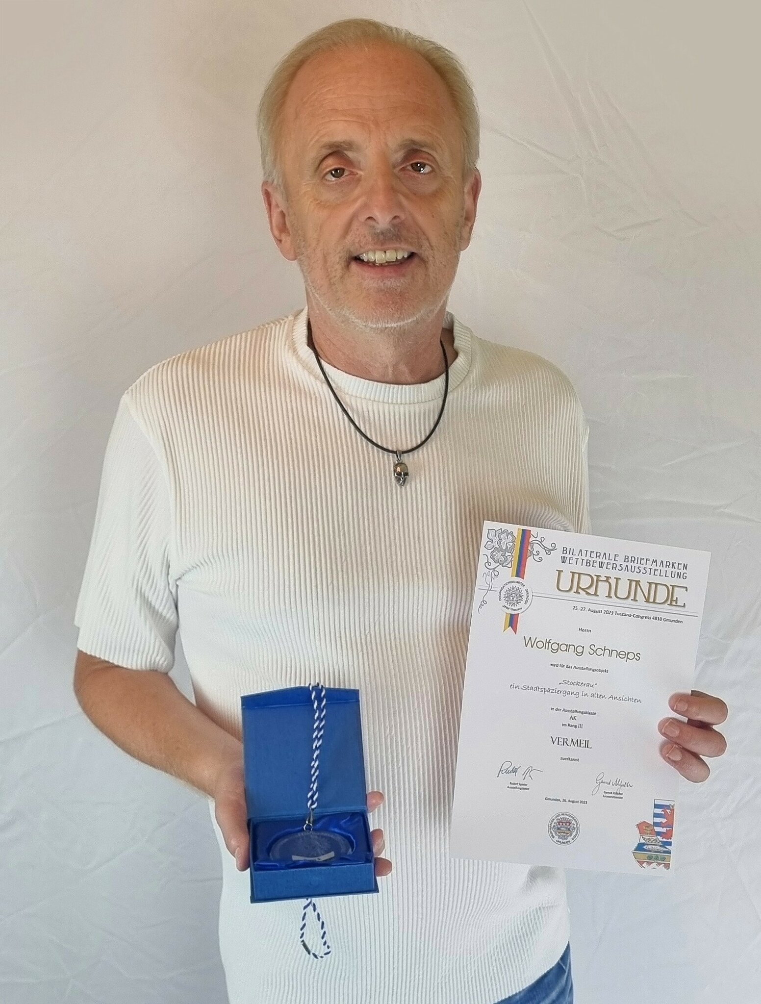 Leidenschaft für Feines: "Vermeil" für Stockerauer Ansichtskartensammler - Korneuburg