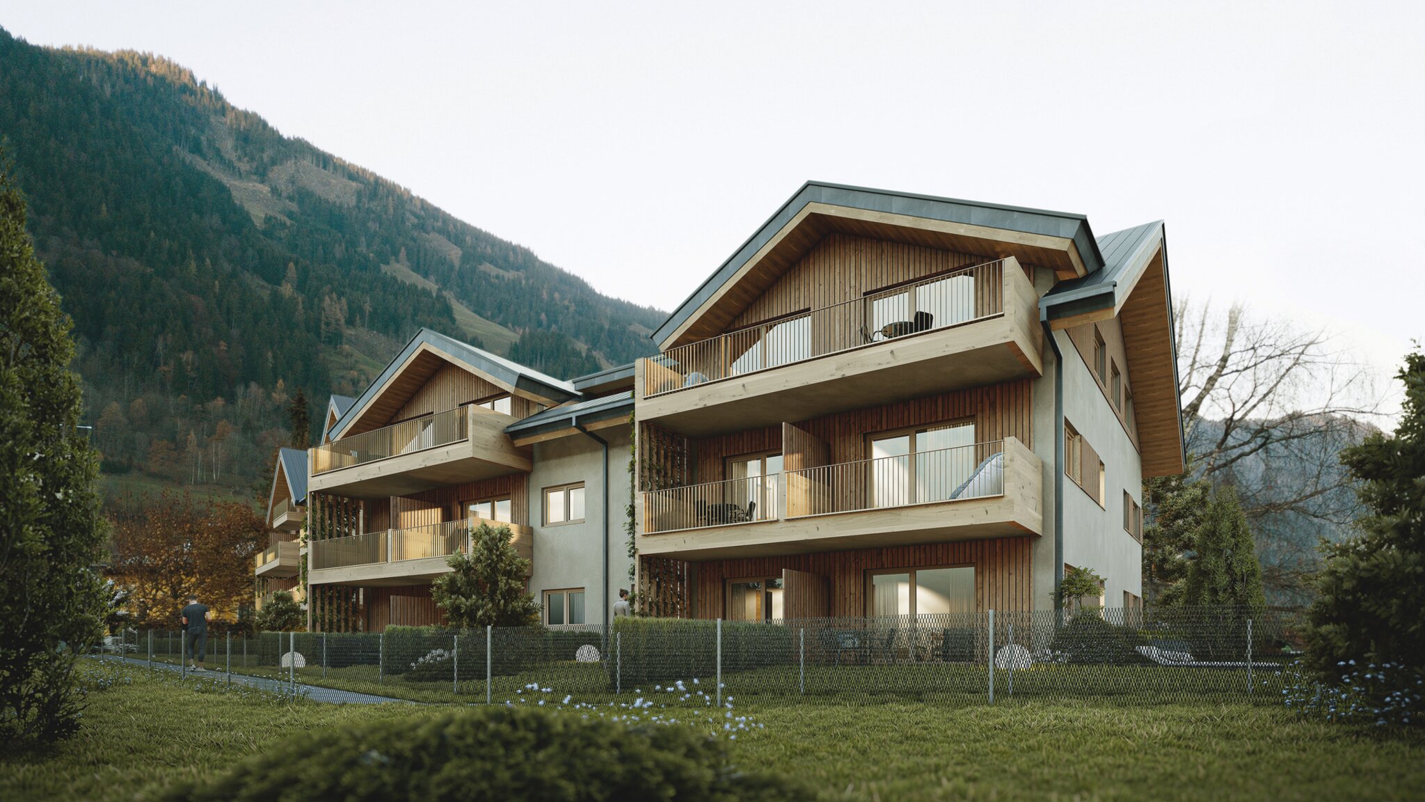 SIGES Massivholzbau: Generationen-Wohnen-Plus in Goldegg-Weng - Pongau