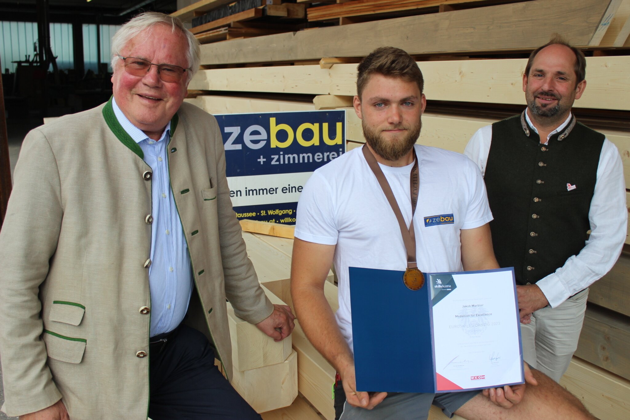EuroSkills 2023: Strobler Zimmerer sichert sich „Medallion for ...