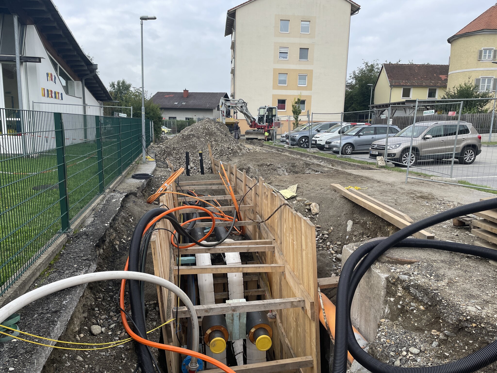 Ausbau der Fernwärme: Angerweg-Baustelle leicht im Verzug - Mürztal