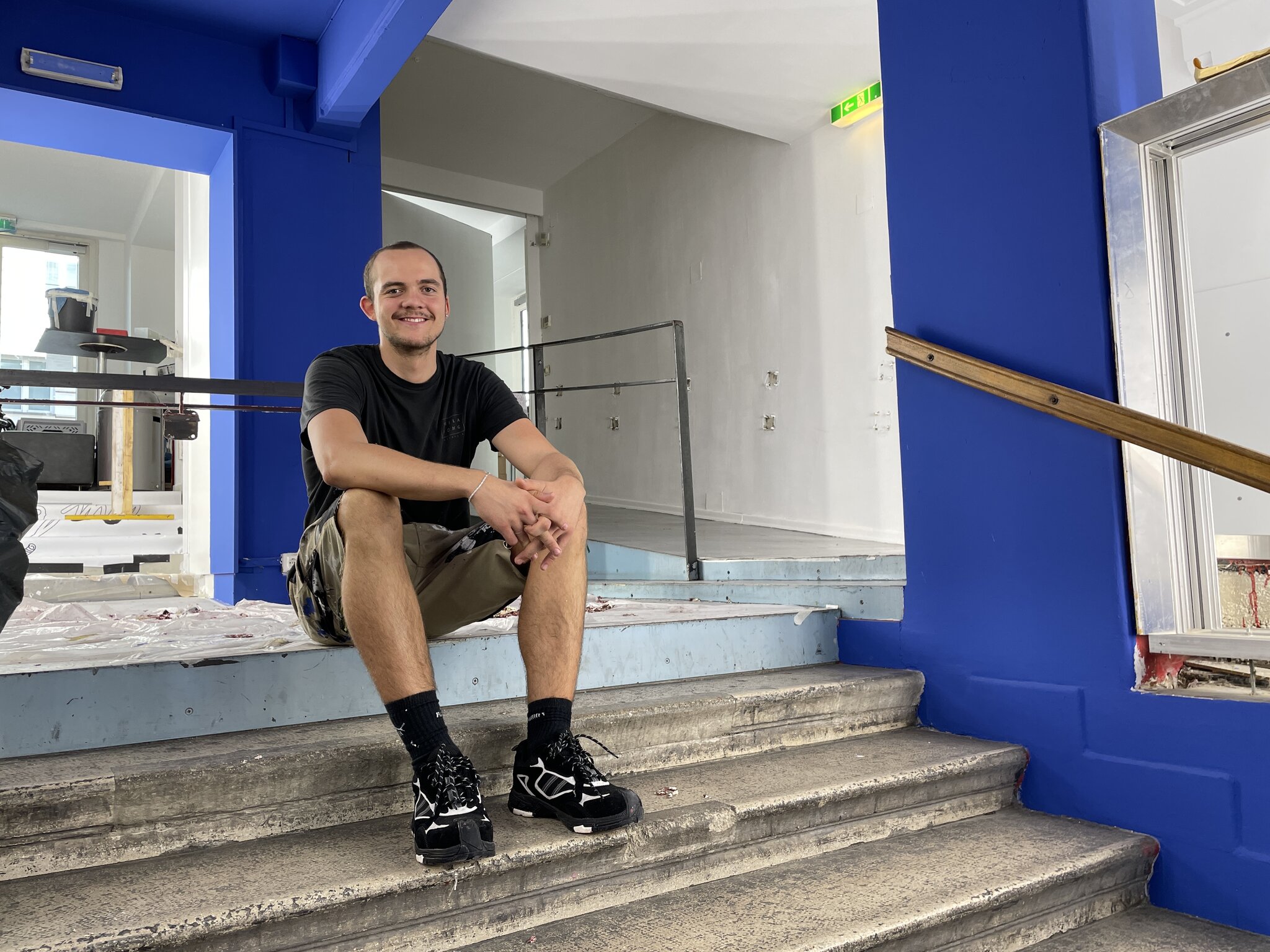 Am Alsergrund: Leander hat die Technik im Schauspielhaus voll im Griff ...