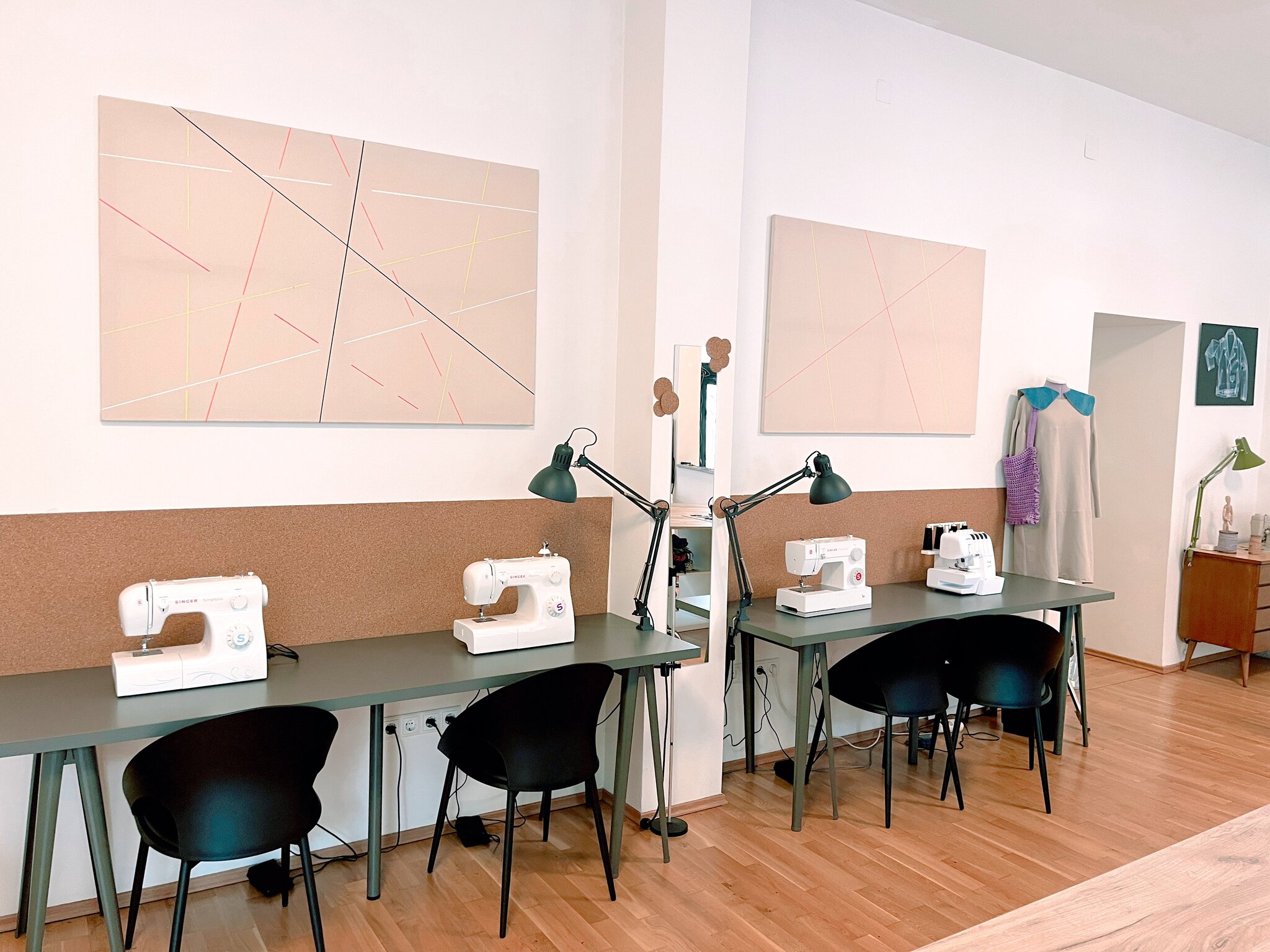 Alsergrund: Das "Néon Shared Atelier" ist ein geteilter Raum für die ...