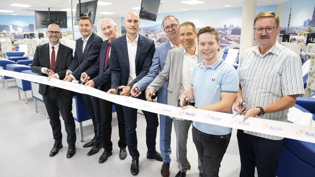 Biolife/Takeda: Eröffnung von neuem Plasmaspendezentrum in Linz-Dornach - Linz