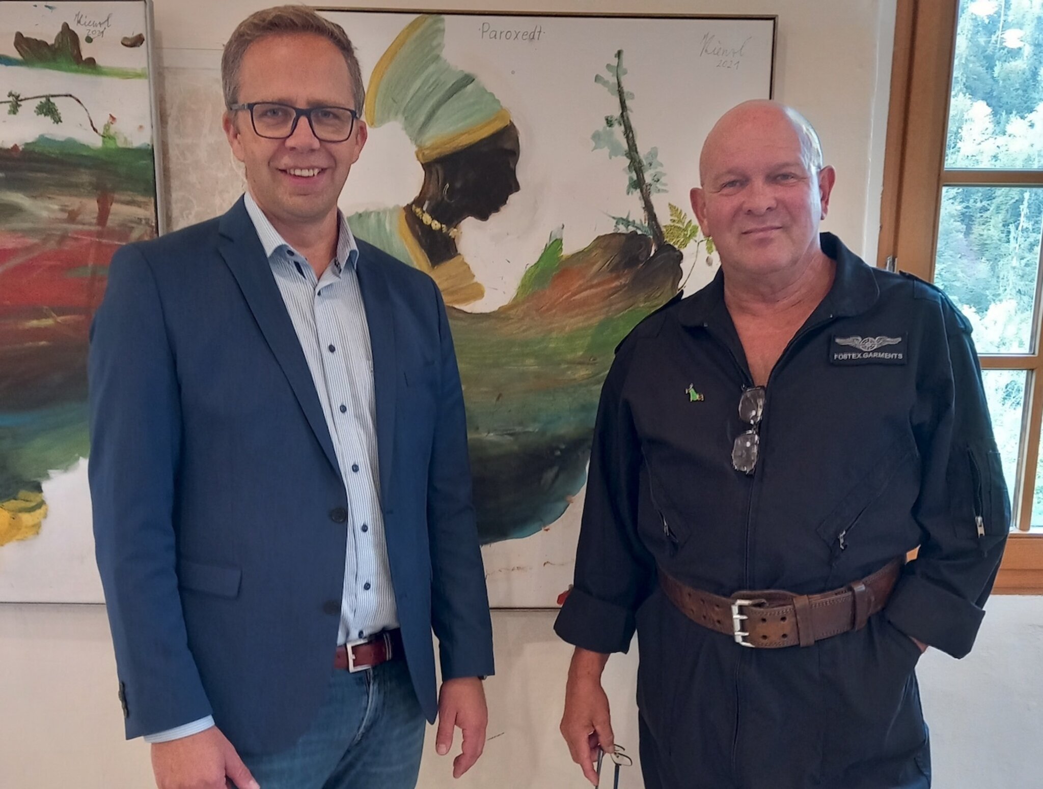 Burg Reichenstein: Herwig Kienzl's Ausstellung wurde offiziell eröffnet ...