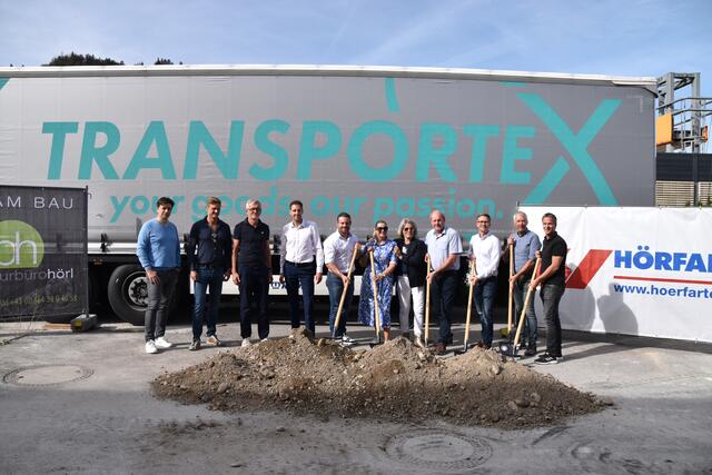 Spatenstich: Transportex investiert 5 Millionen Euro für Gebäude in Ebbs - Kufstein