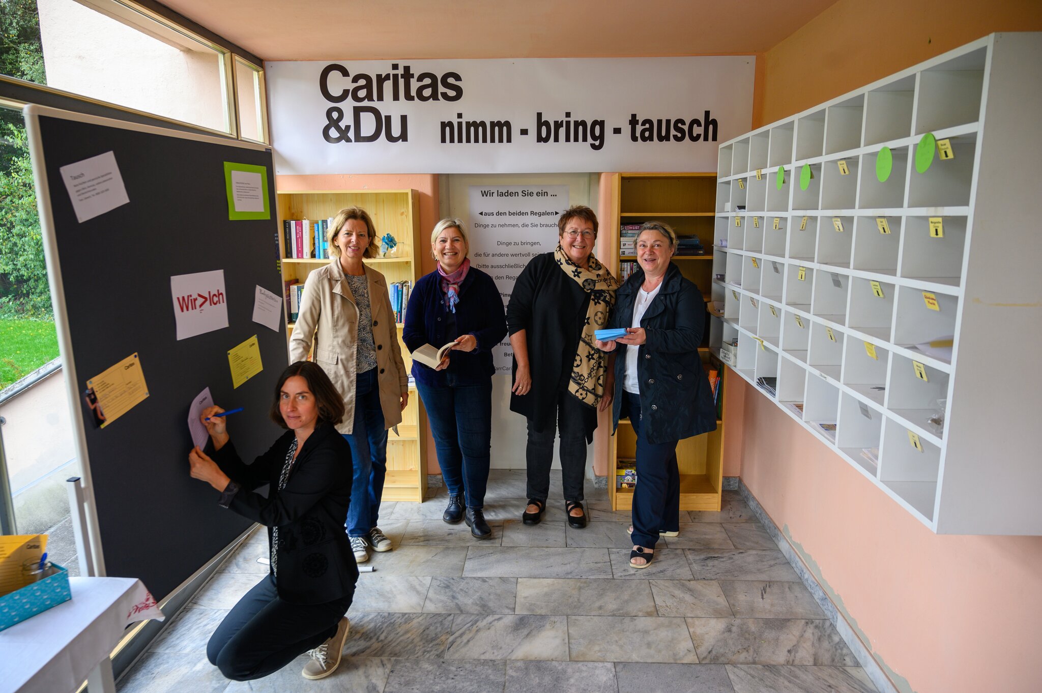 Eröffnung "Caritaseck": Tauschbörse in der Pfarrkirche Hönigsberg - Mürztal