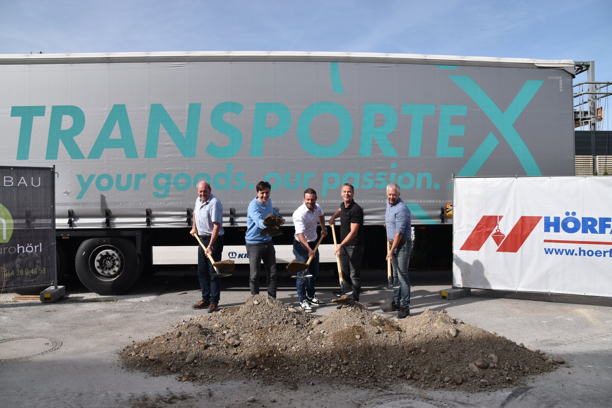 Spatenstich: Transportex investiert 5 Millionen Euro für Gebäude in Ebbs - Kufstein