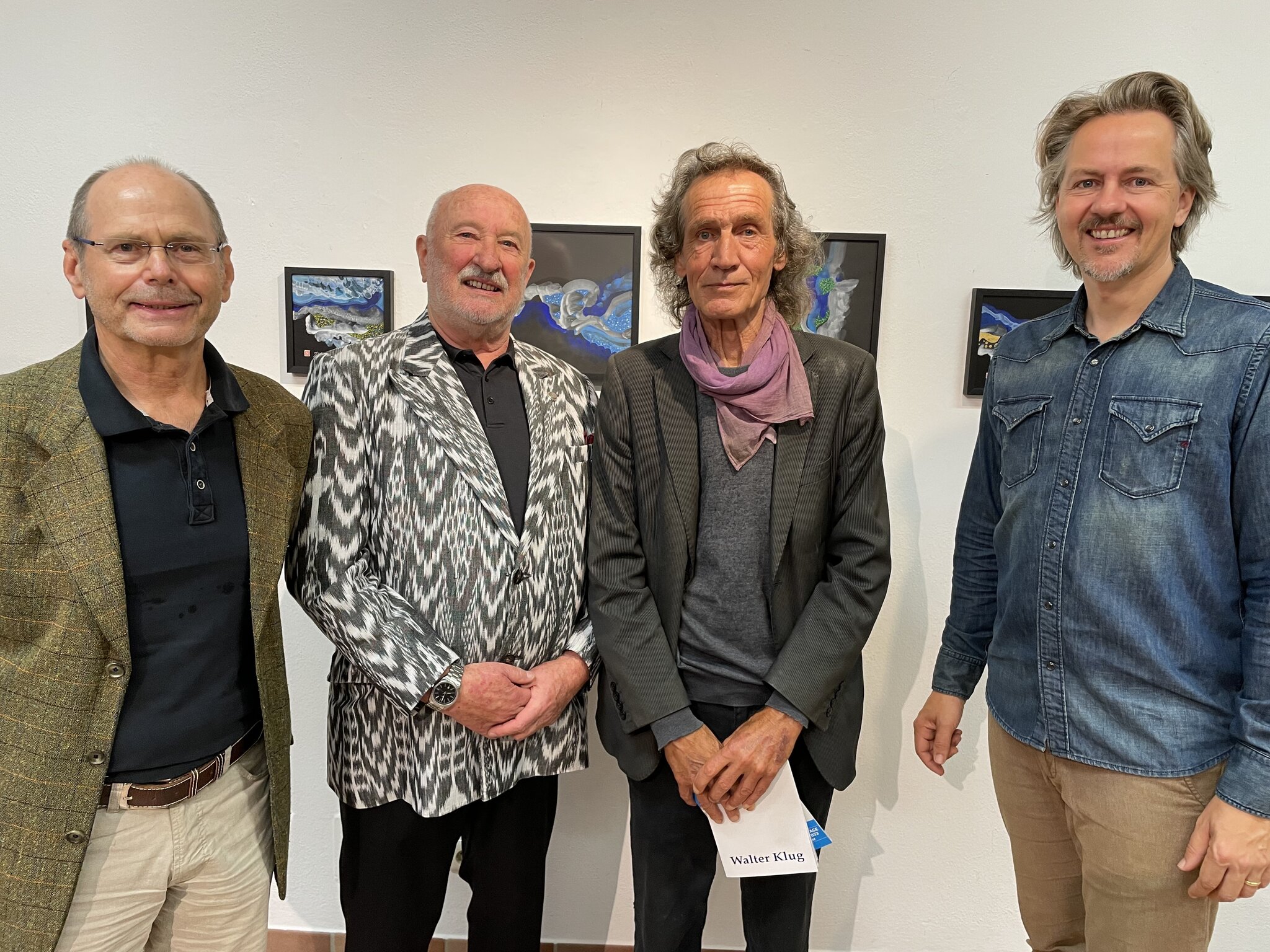 Vernissage: Walter Klug's Bilder sind in der Weberhaus Galerie zu sehen ...