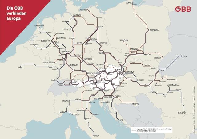 Mehr Züge, neue Strecken: ÖBB stellen neuen Fahrplan vor