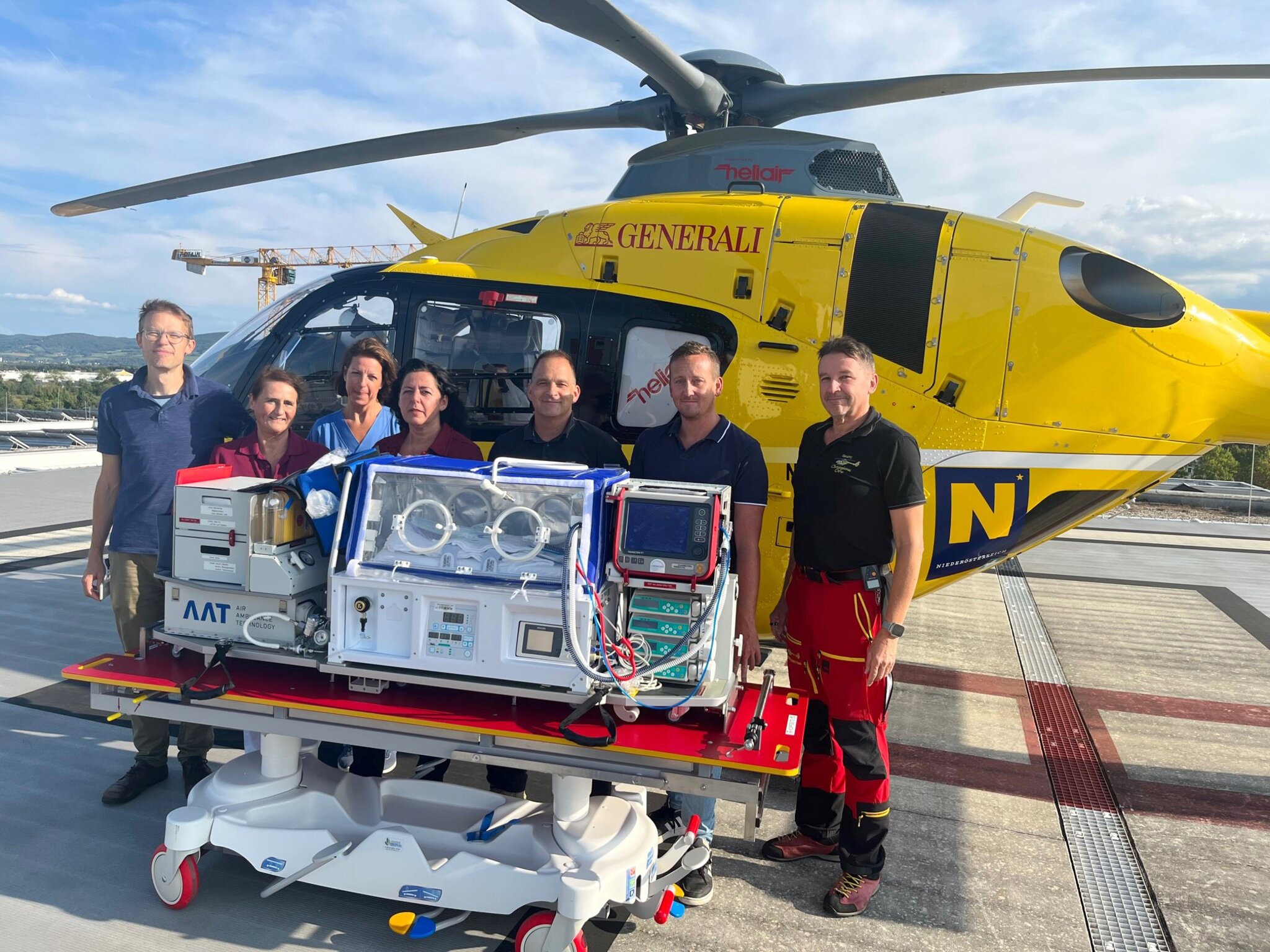 Klinikum: Erster flugtauglicher Transportinkubator für UK Tulln - Tulln