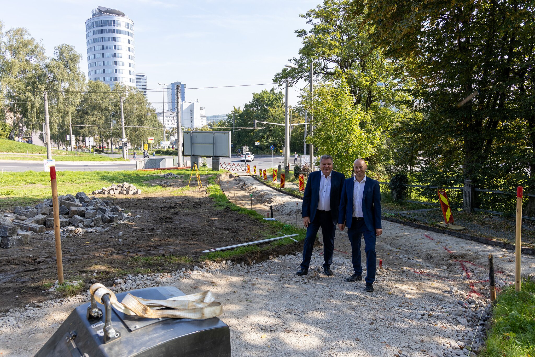 Westring-Bauarbeiten: Radwegprovisorium an der Niederreithstraße ...