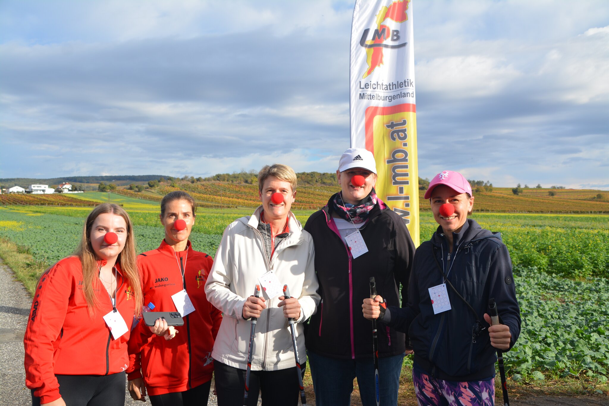 Für den guten Zweck: Die ROTEN NASEN liefen wieder in Neckenmarkt - Oberpullendorf