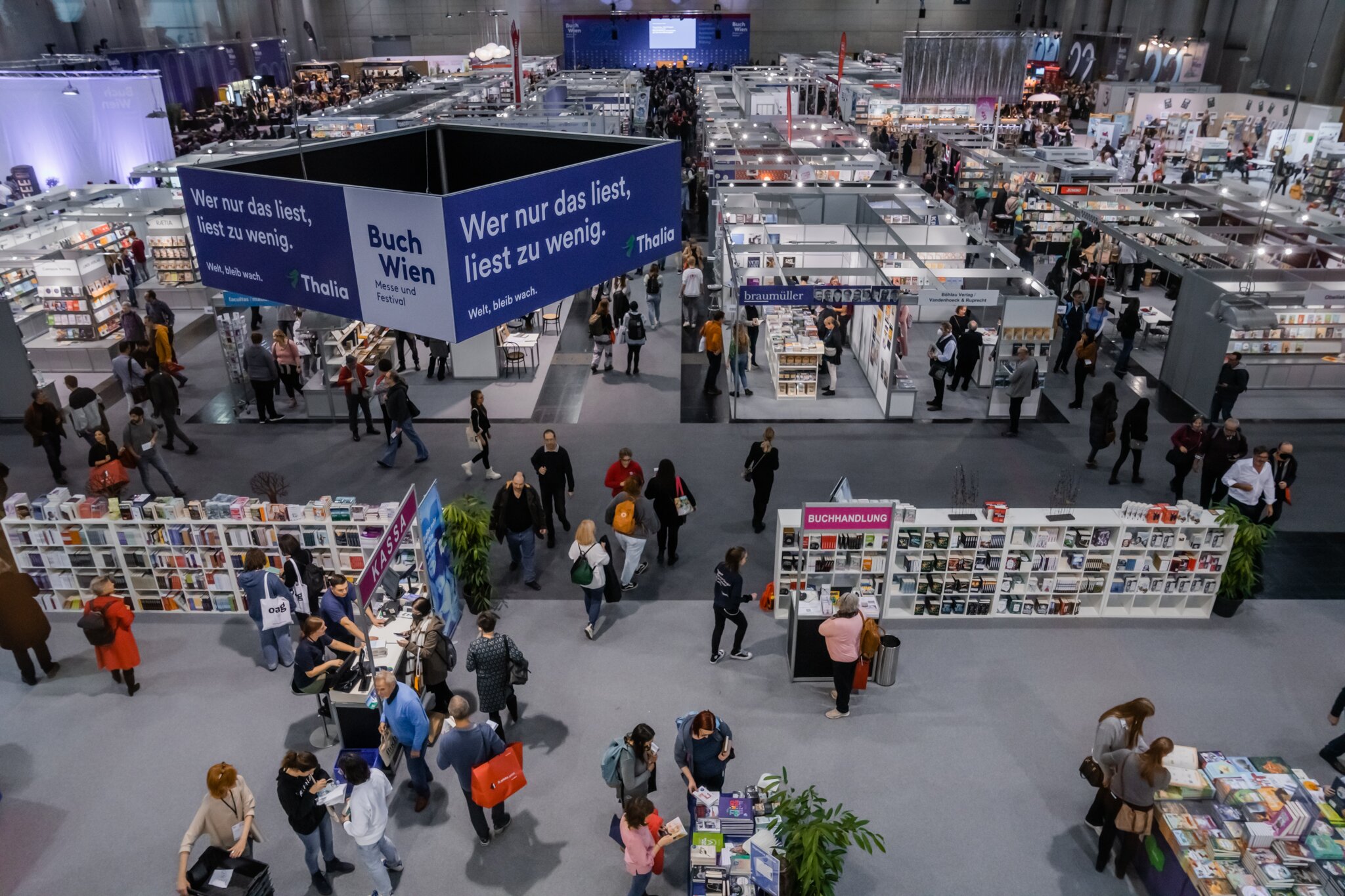 8. bis 12. November: Umfangreiches Programm bei der "Buch Wien"-Messe ...