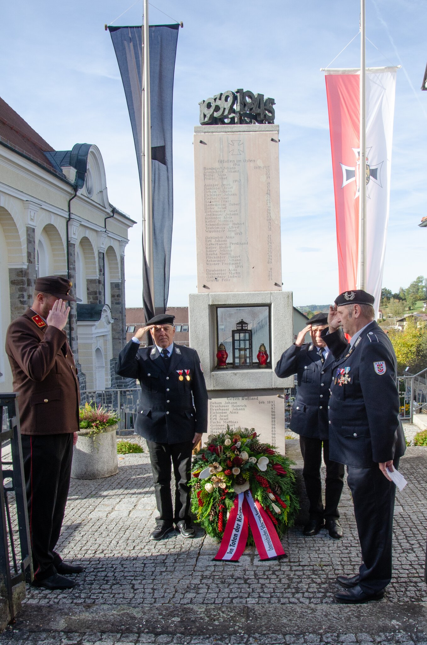 Kameradschaftsbund Kopfing: Friedensappelle und Erinnerung an Kriegsopfer - Schärding