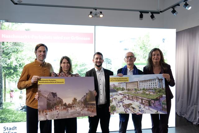 Siegerprojekt: Neuer Naschmarkt kommt mit grünem Dach und einem Park ...