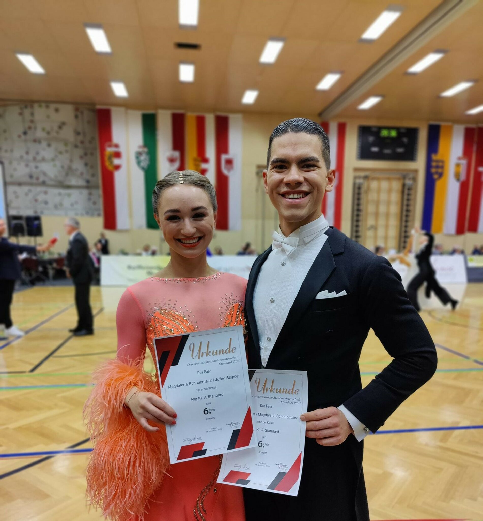 Finalplatz für TSK Dancing Dots: Rookie-Paar triumphierte bei der Österreichischen Meisterschaft ...