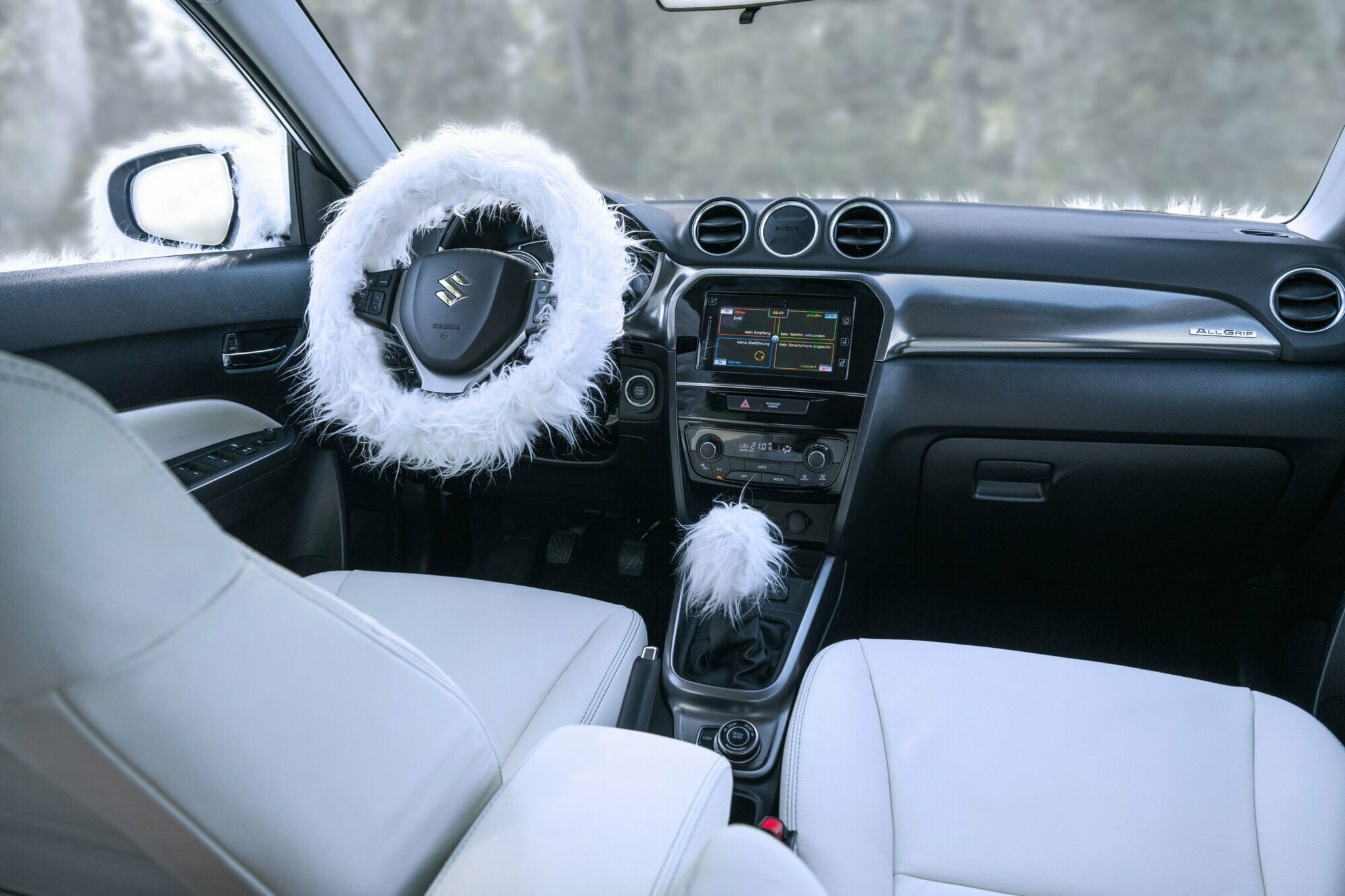 Kunstfell-Interior: Snowfox, hast du die Gans gestohlen? - Innere Stadt