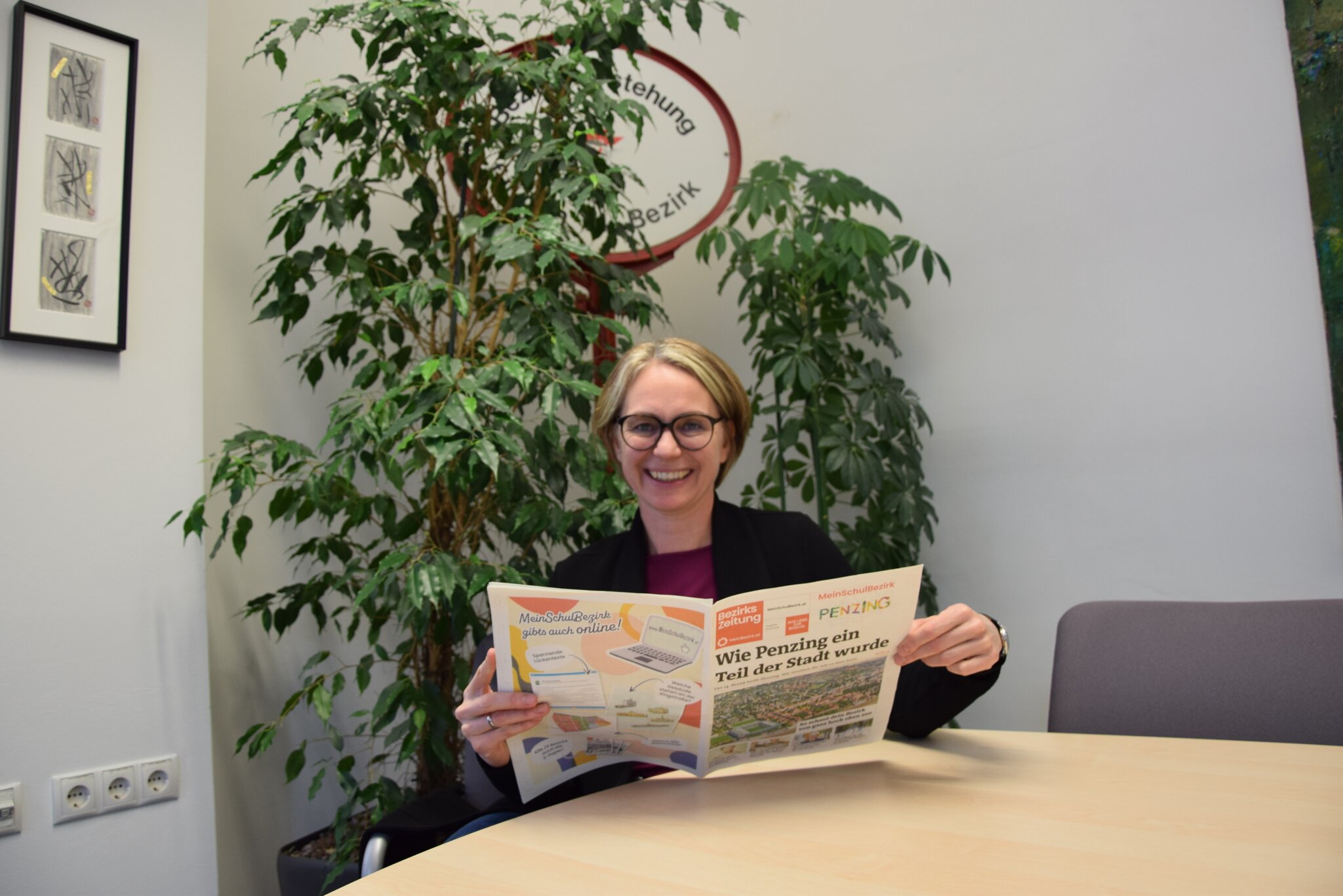 "MeinSchulBezirk": Eine eigene Ausgabe für die Penzinger Bezirkschefin ...
