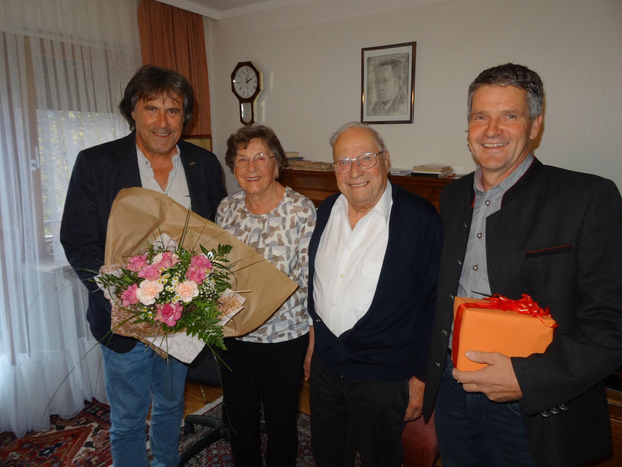 Roppen: Gratulationen zu Drei Goldenen und einer Diamantenen Hochzeit - Imst