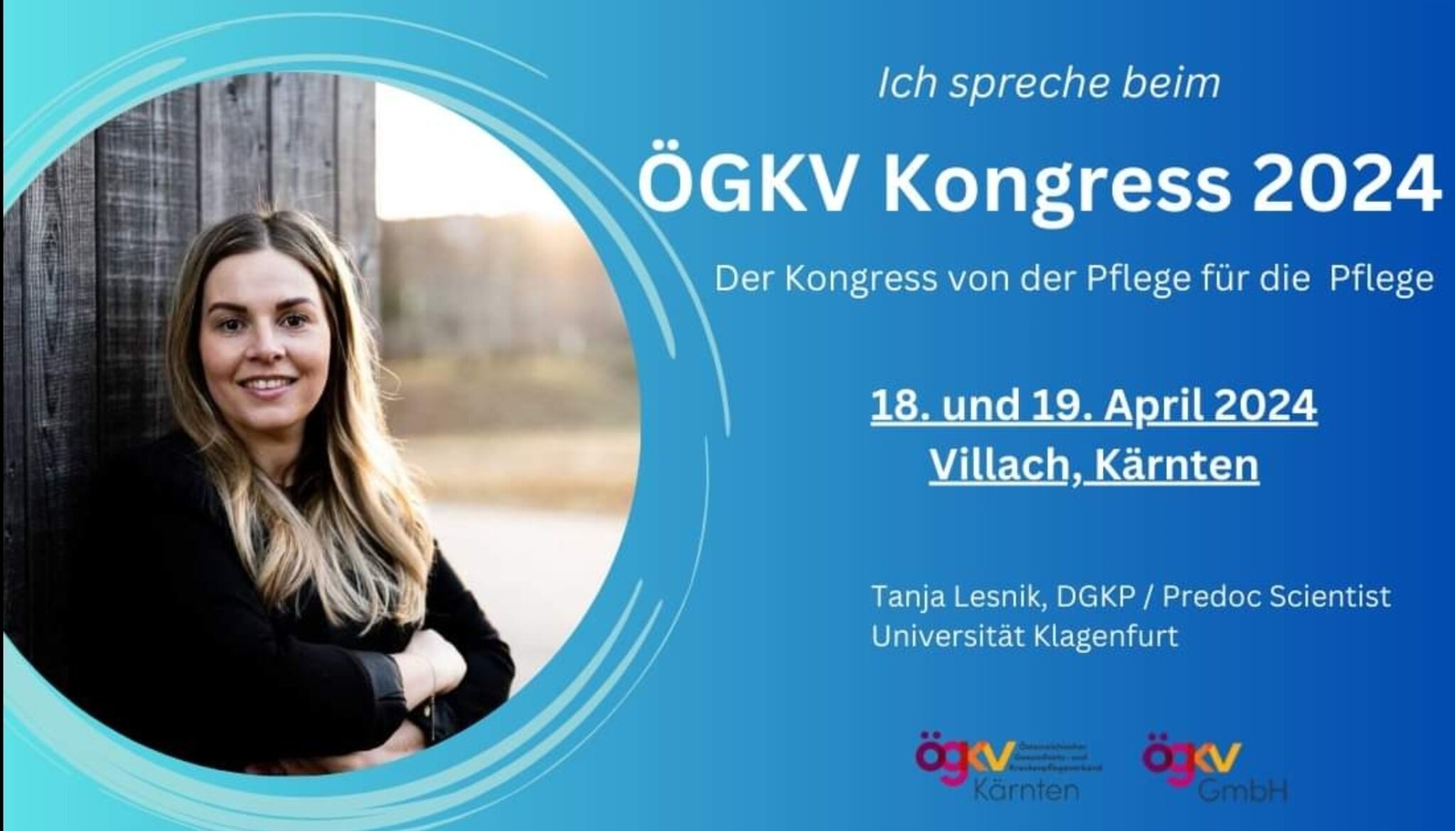 ÖGKV Pflege Kongress in Kärnten 2024: Tanja Lesnik - Recht auf ...