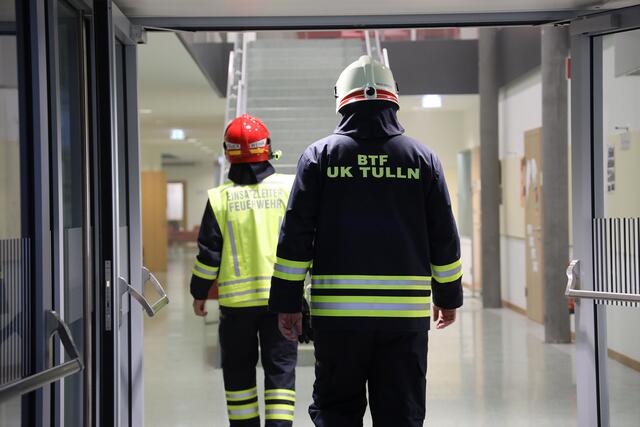 UK Tulln: Brandschutzübung im Ausbildungszentrum - Tulln