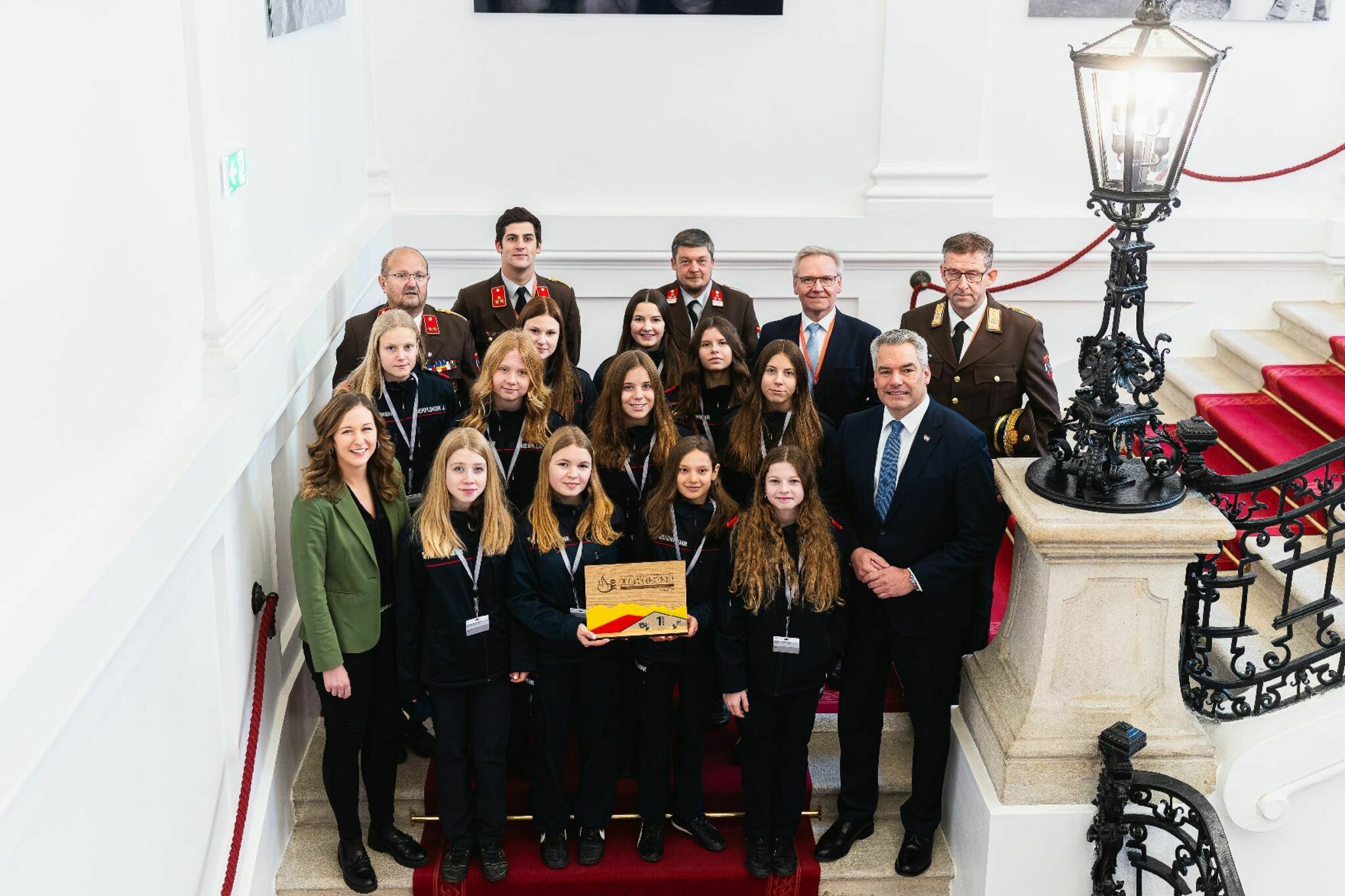 Feuerwehrwesen: Kanzleramt ehrte die besten Jungfeuerwehren aus Steyr ...