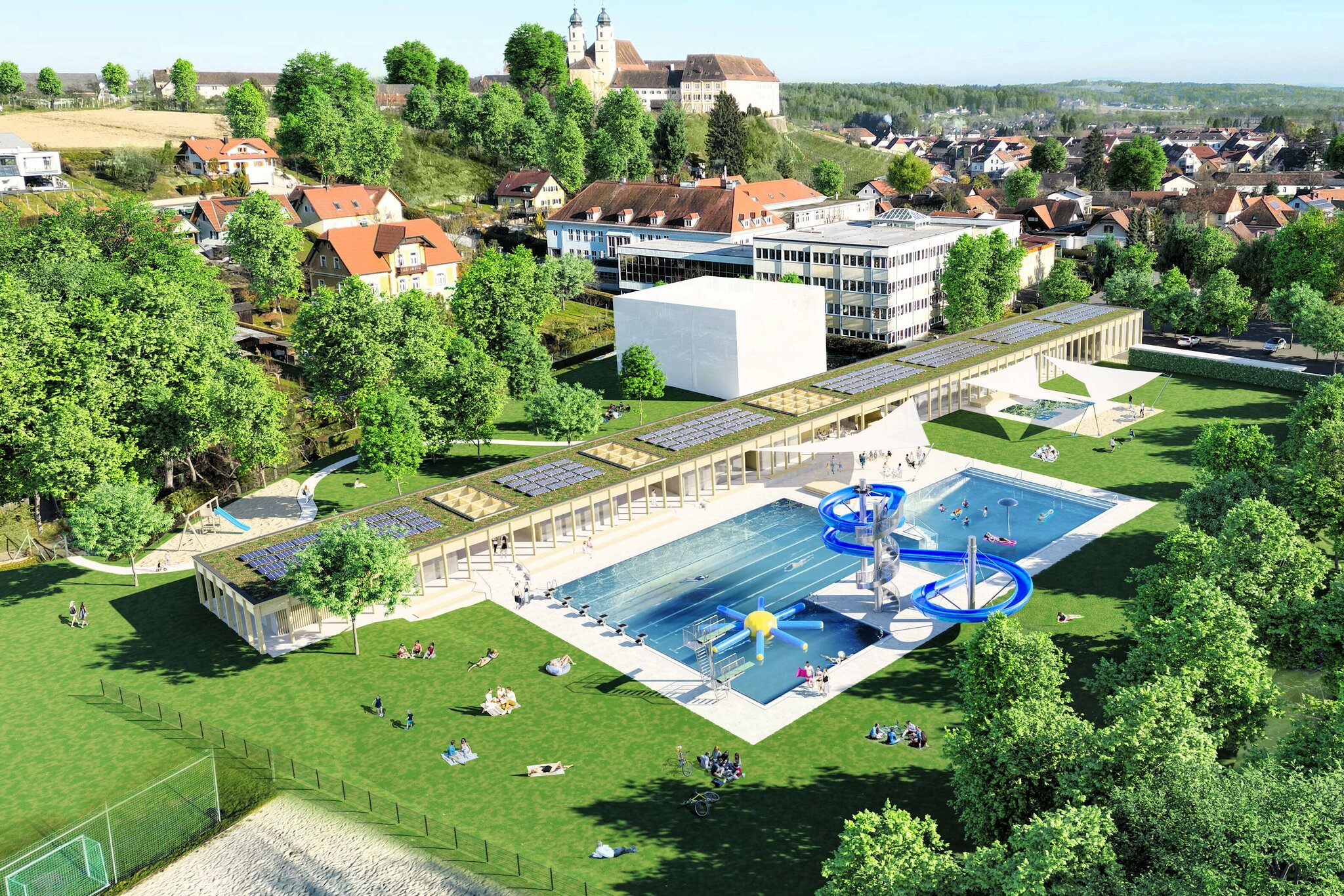 Präsentation „Hofer Mühle“: So schaut das neue Freibad Stainz aus ...