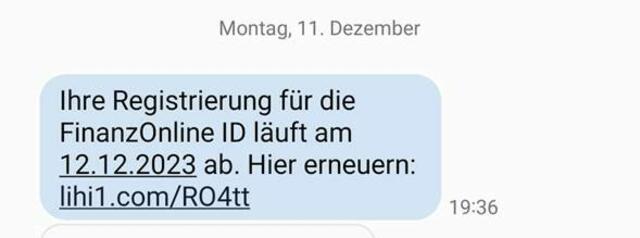 BMF warnt: Betrügerische SMS- und E-Mail-Nachrichten im Umlauf ...