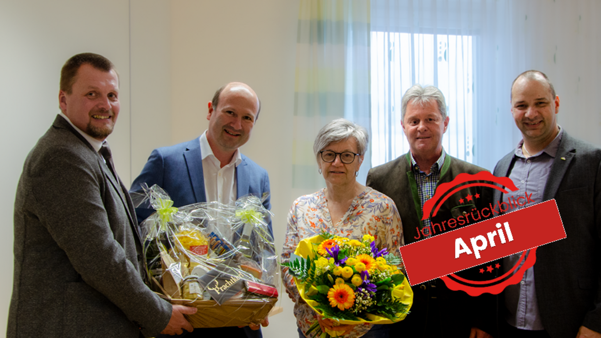 Jahresrückblick April: Marktleiter Rupert Gruber geht in Pension ...