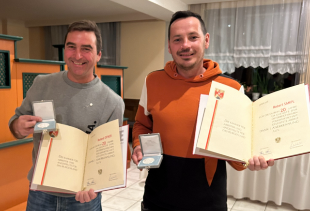 Bei der Berger KG: Ehrung für 20 Jahre Firmentreue in Deutsch ...