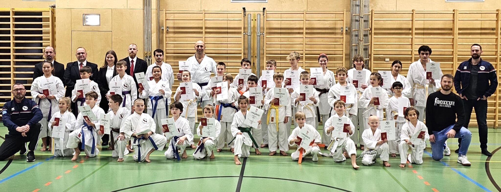 Karate Union Shotokan Tirol: Gürtelprüfungen bei Karate Union absolviert - Kitzbühel