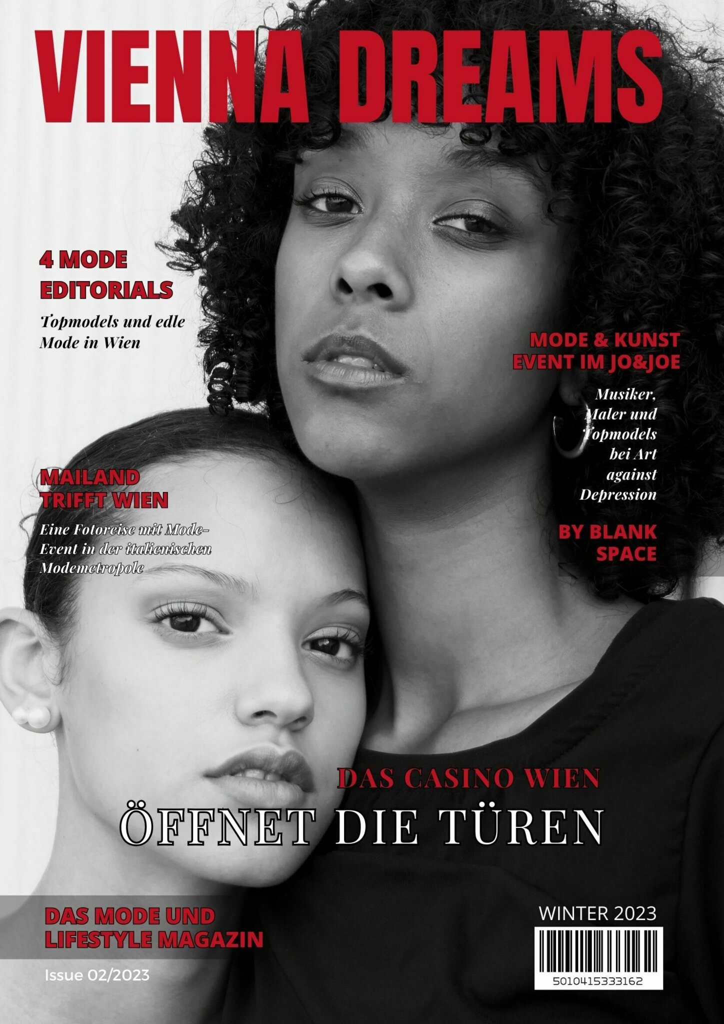 Laufsteg und Magazin: Jungmodel Kassara (16) auf "Vienna Dreams"-Cover ...