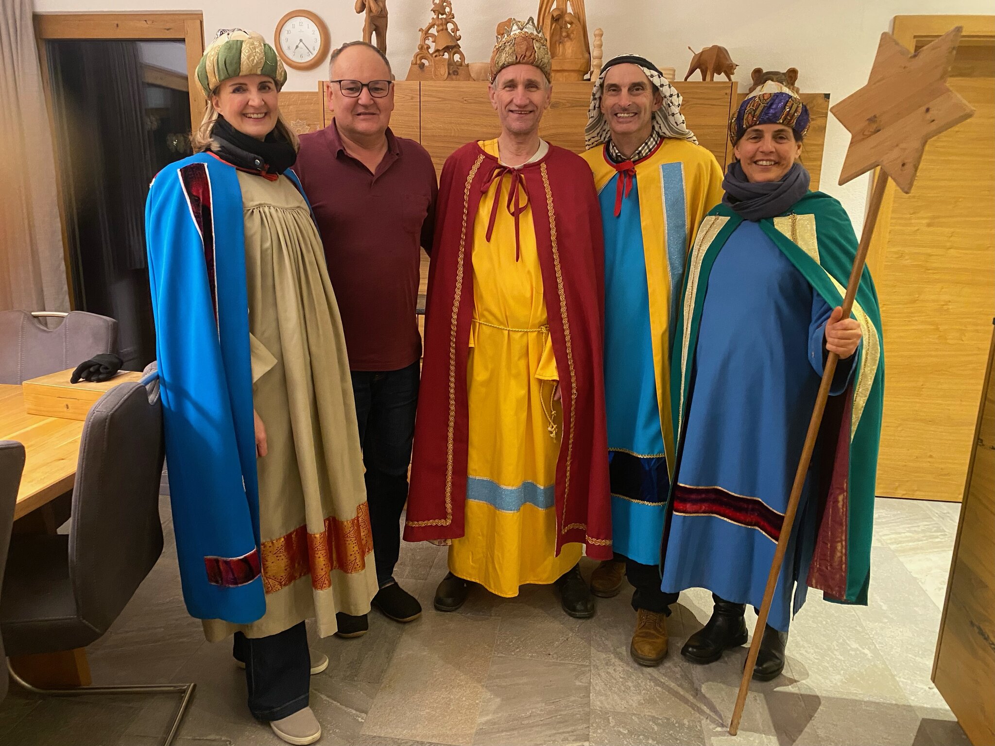 Caspar, Melchior und Balthasar unterwegs: Bürgermeisterin Kampfl ...