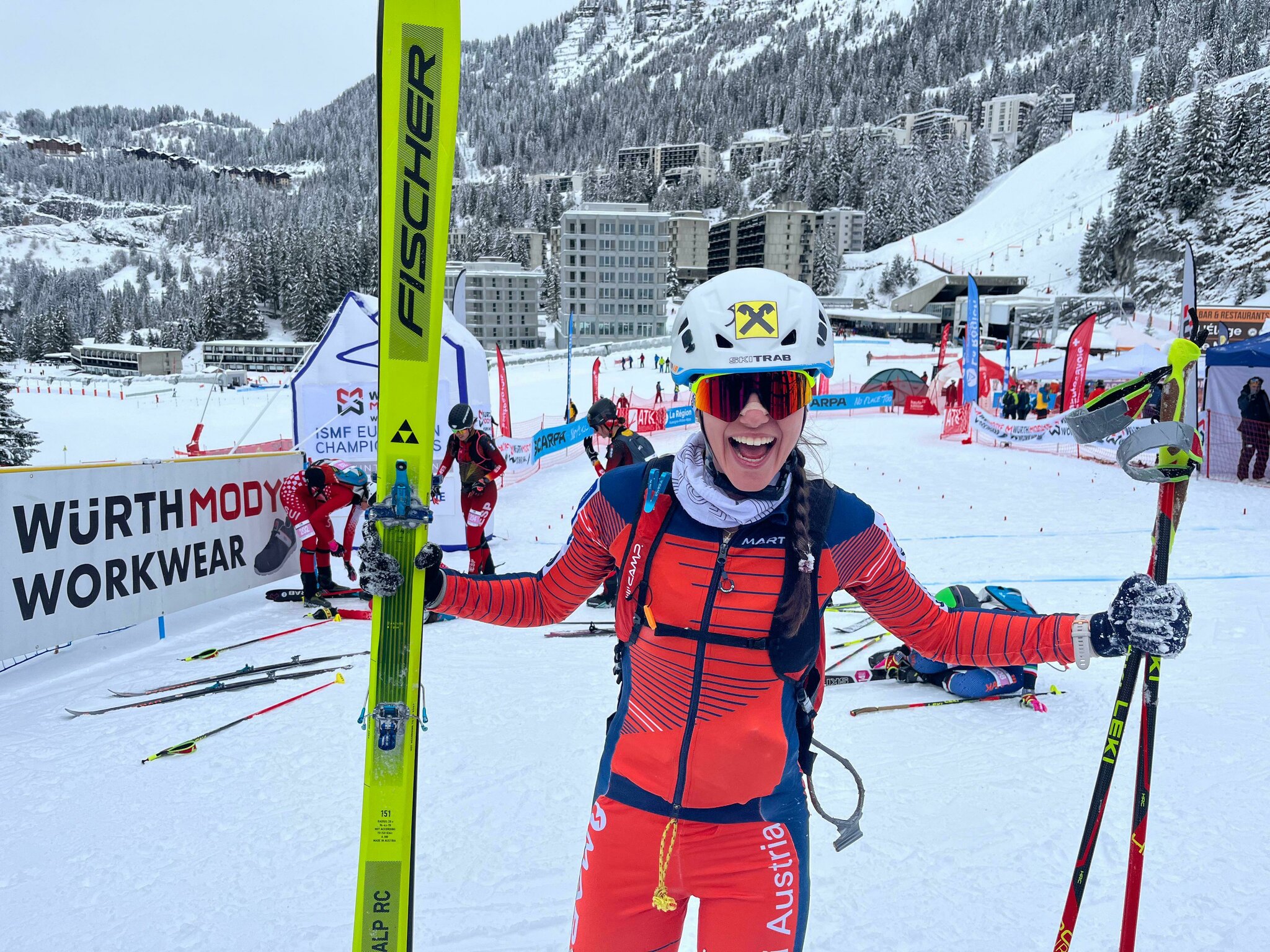 EM Skibergsteigen: Emma Albrecht holte EM-Sprint-Bronze - Kitzbühel