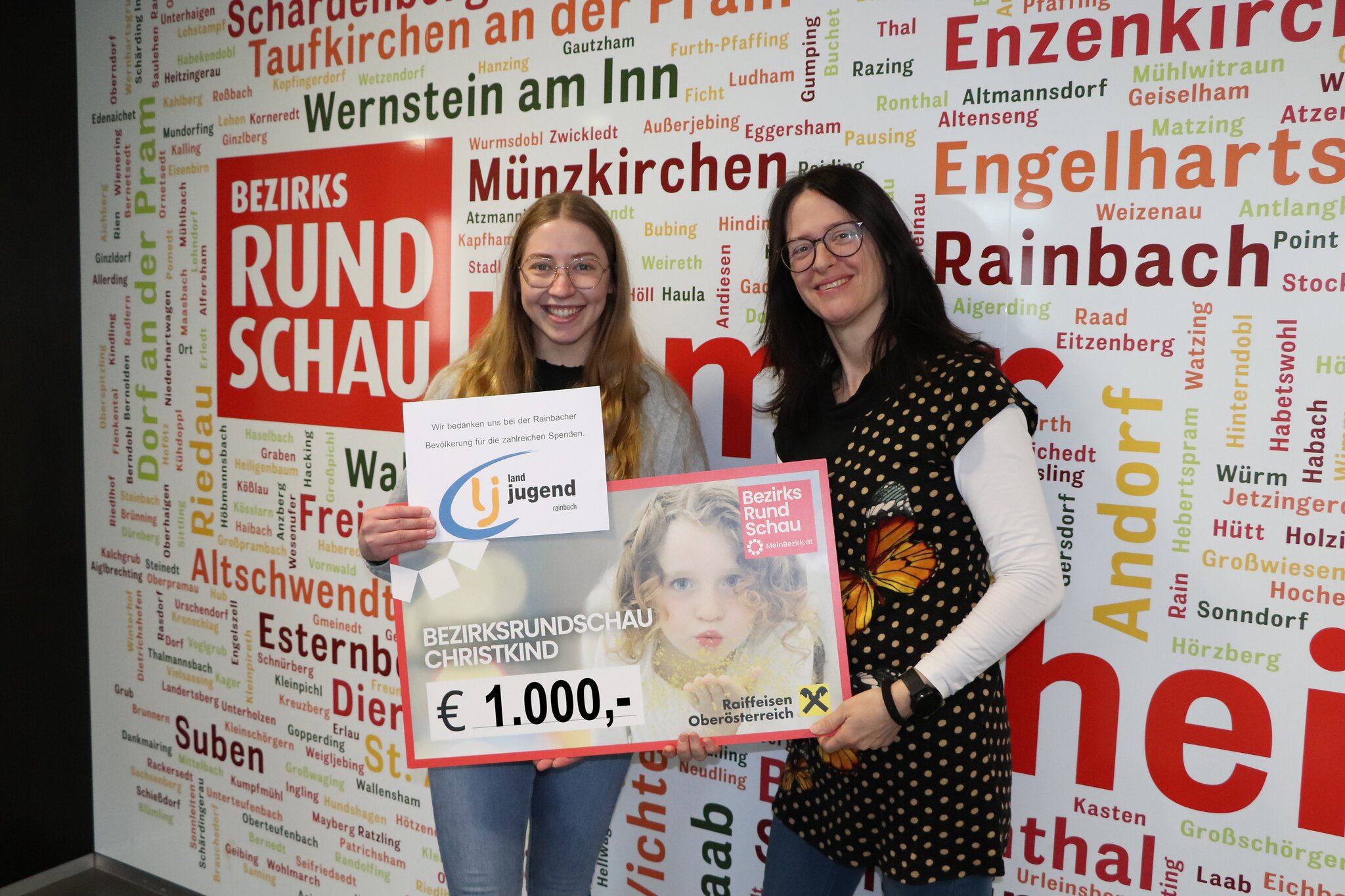 BezirksRundSchau-Christkind: Landjugend Rainbach spendet für Familie ...