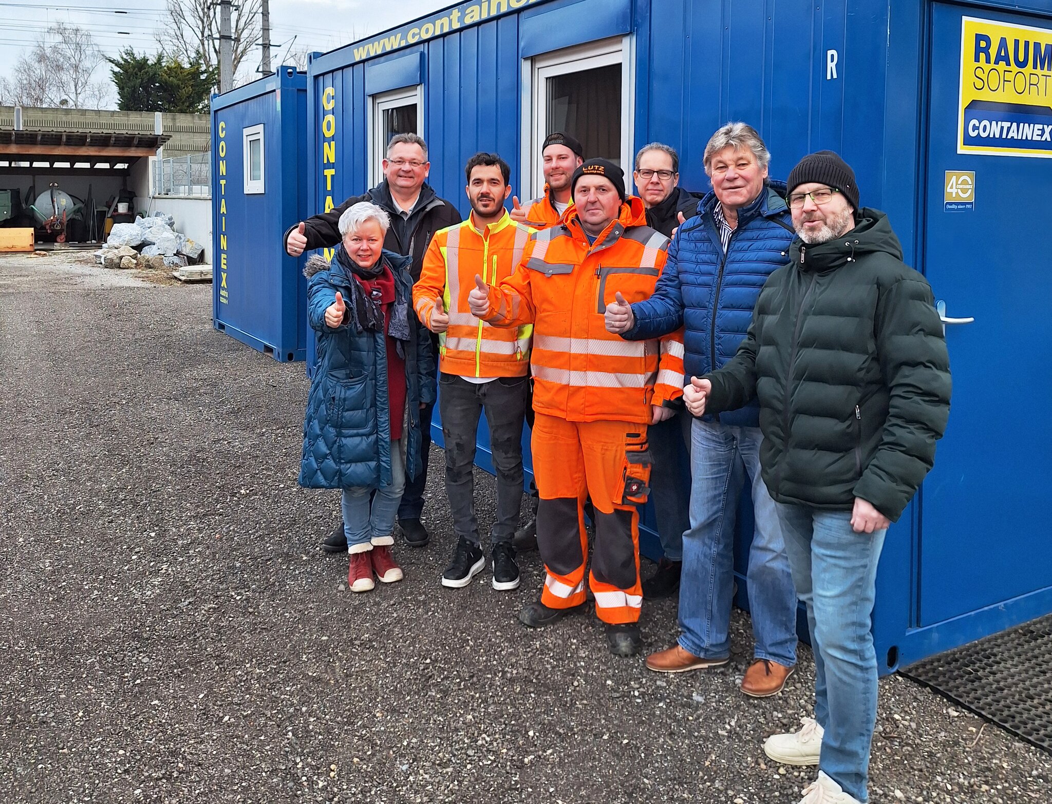 Bauhof: Bauhofmitarbeiter Muckendorf-Wipfing bekommen Container - Tulln