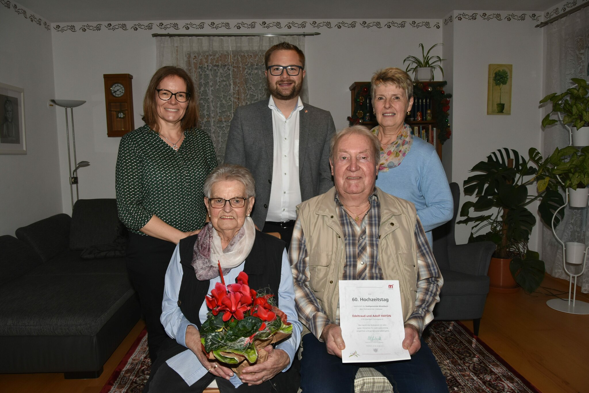 Personalia: Ebendorfer feiern 60 Ehejahre - Mistelbach