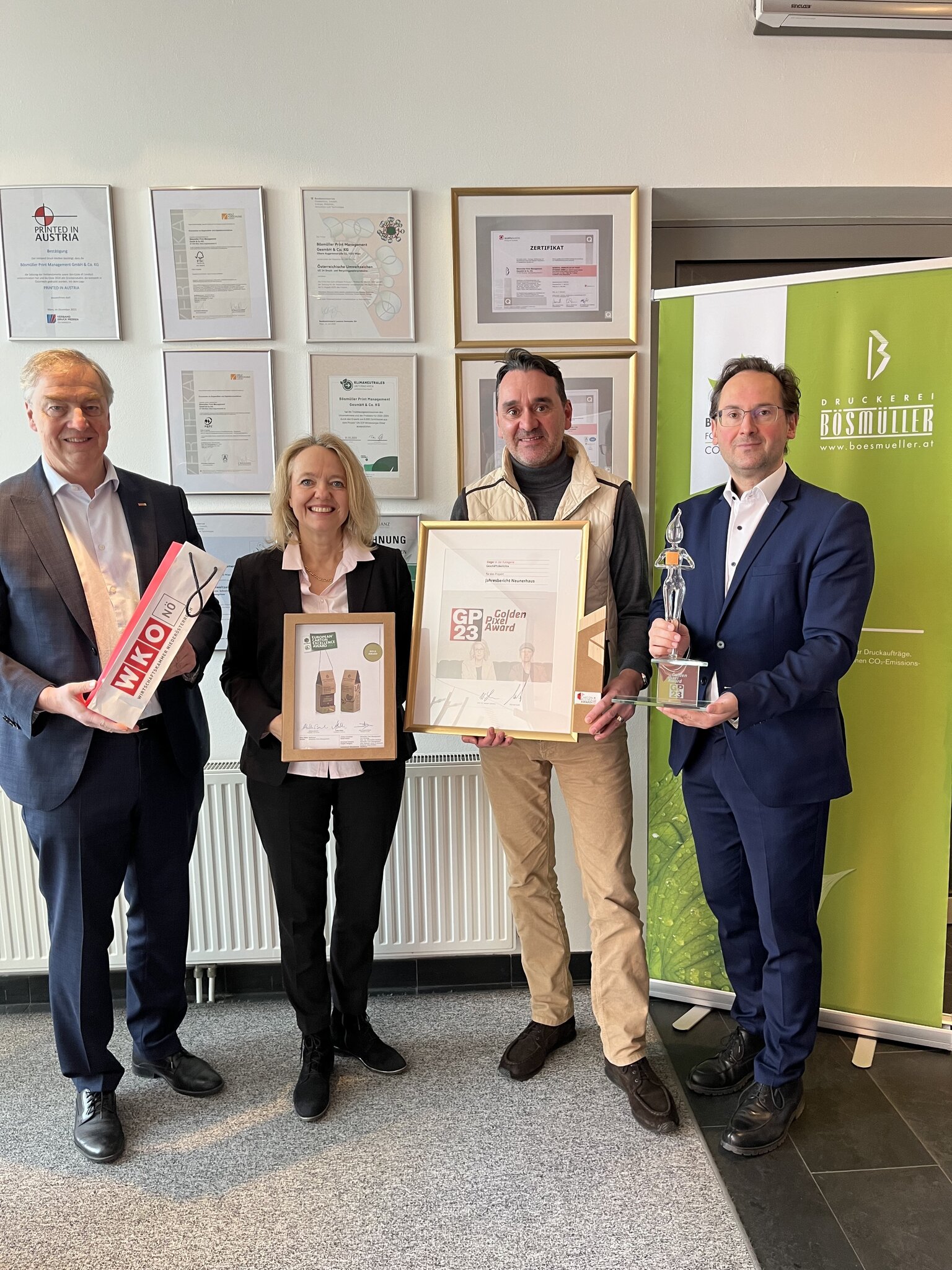 Preisregen: Stockerauer Druckerei gewinnt gleich vier Branchenpreise - Korneuburg