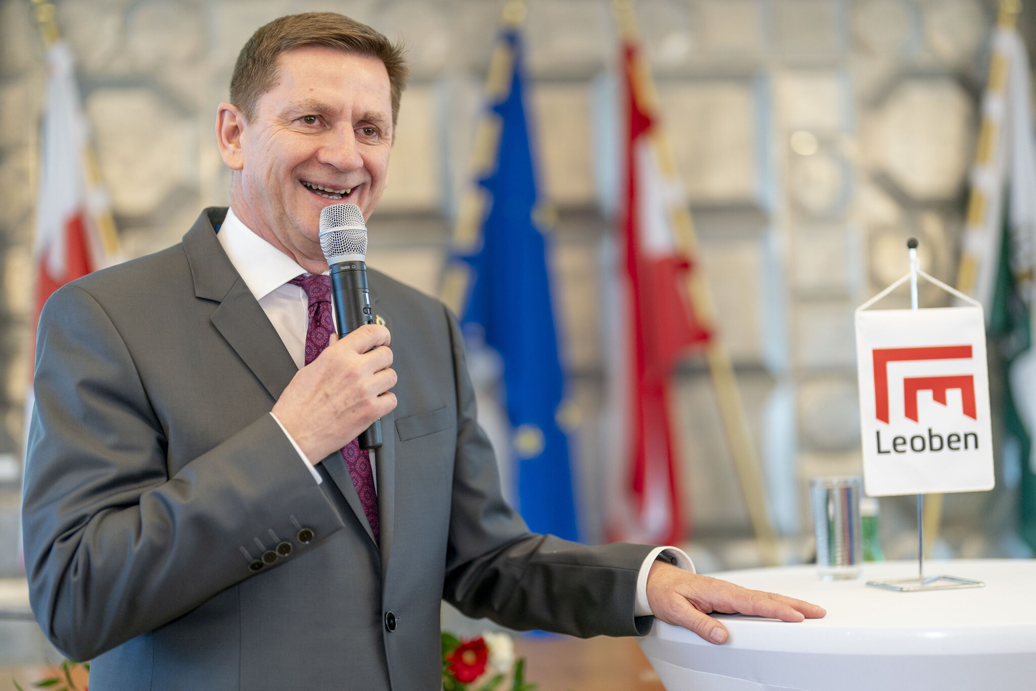 Wirtschaftsfrühstück: Leoben feiert zehn Jahre Bürgermeister Kurt ...