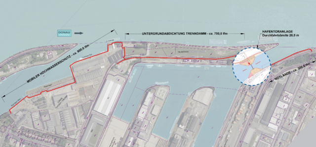 Spatenstich "SAFE Port of Linz": Linzer Hafen erhält mobilen ...
