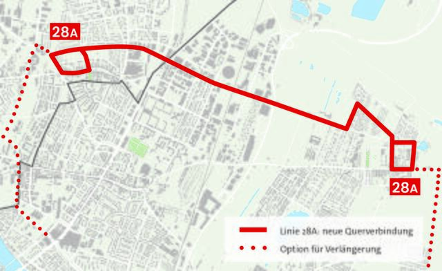 Öffis für Transdanubien: Neue Bustangente 28A verbindet 21. und 22 ...