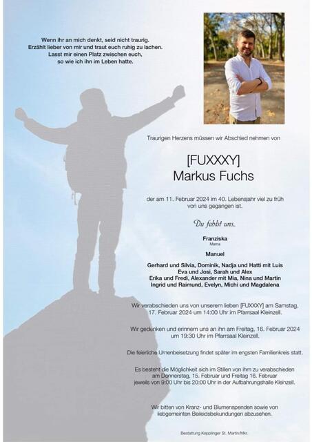 Bekannter Gastronom überraschend verstorben: „Fuxxxy“ Markus Fuchs (39 ...