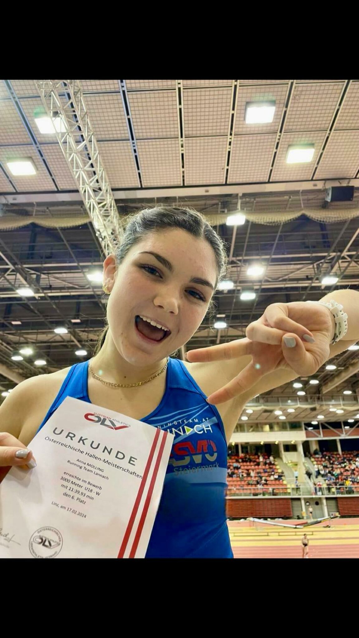 Österreichische Hallen-Staatsmeisterschaften: Anna Molling mit neuer ...